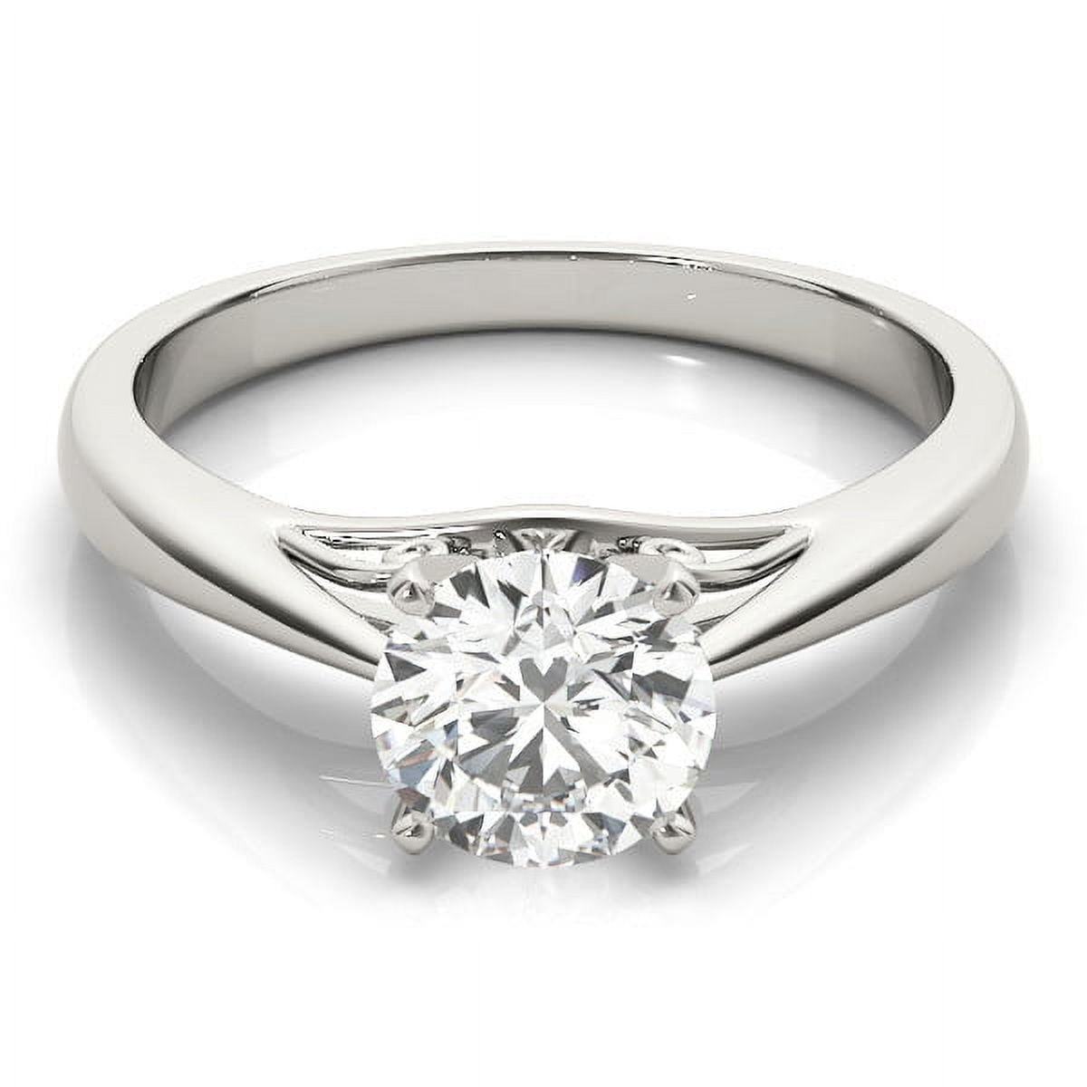 Ariana Jewel 1.74 Ct Round Cut Solitaire Diamond Rings - Lab-Created ...
