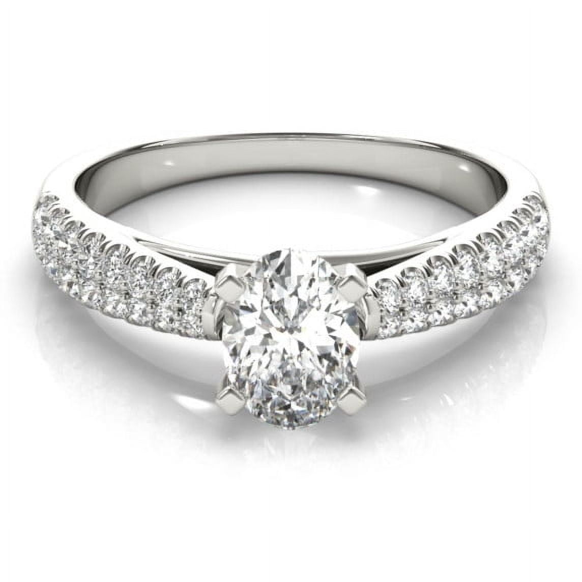 Ariana Jewel 1.8 Ct Oval Cut Solitaire Diamonds Rings for Women's - Lab ...