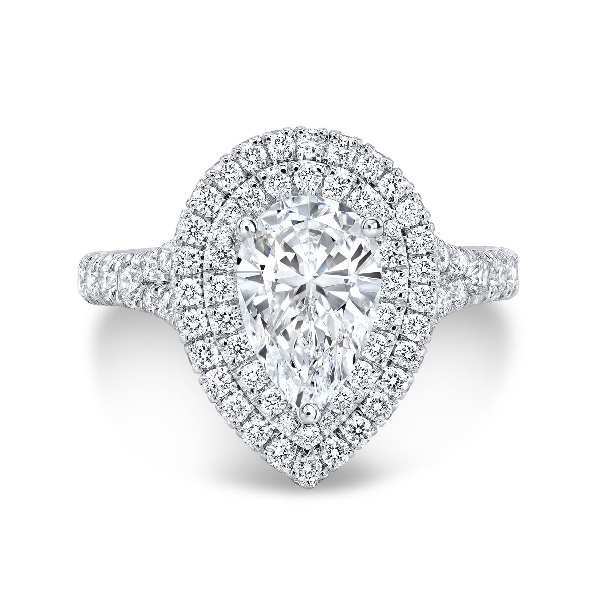 Ariana Jewel 1.8 Ct Pear Cut Diamond Engagement Ring for Her - 14K ...