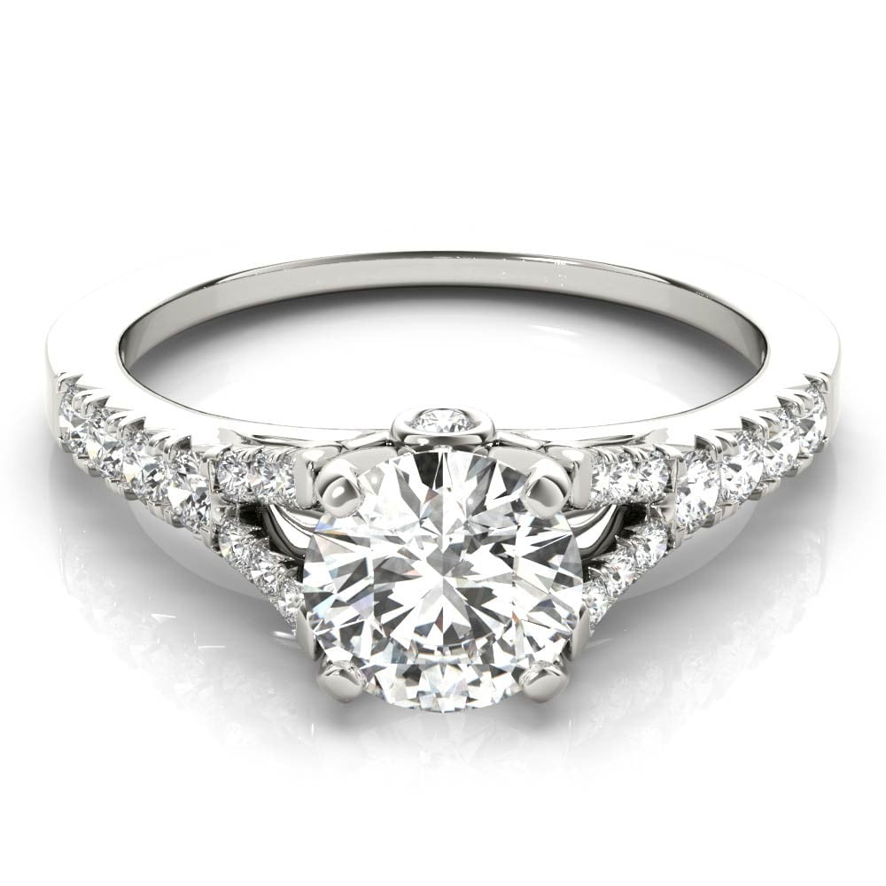 Ariana Jewel 1.9 Ct Brilliant Round Cut Hidden Diamond Ring for Her ...