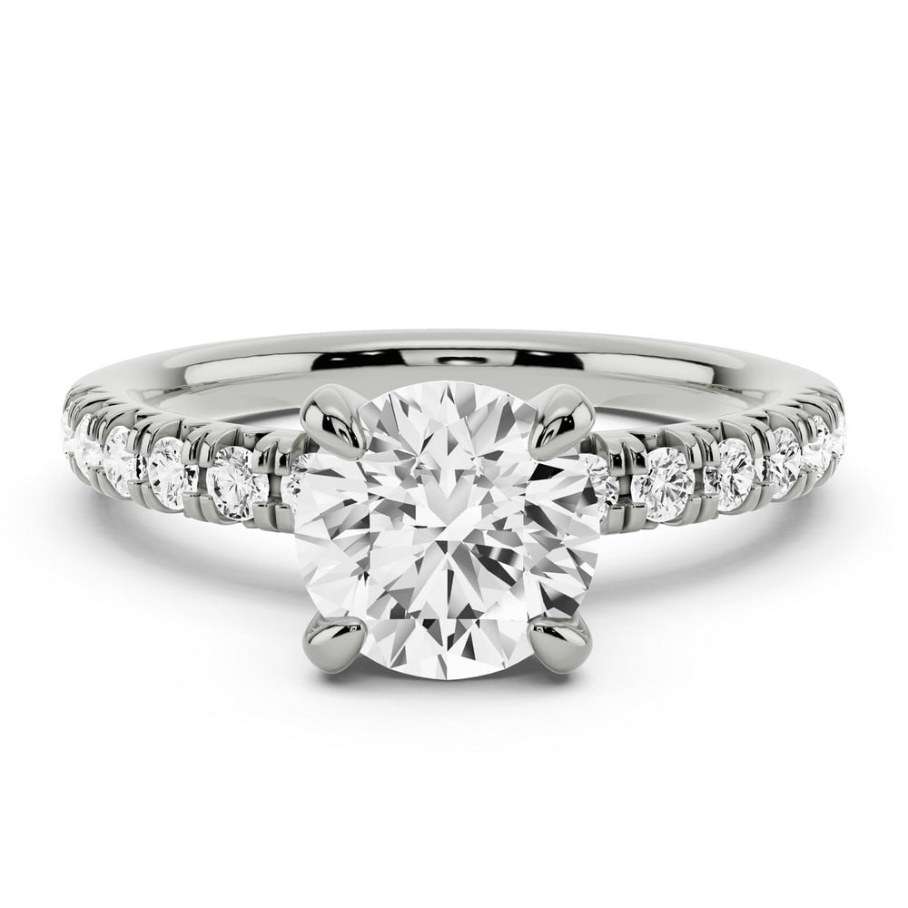 Ariana Jewel 1.9 Ct Brilliant Round Cut Solitaire Engagement Ring with ...