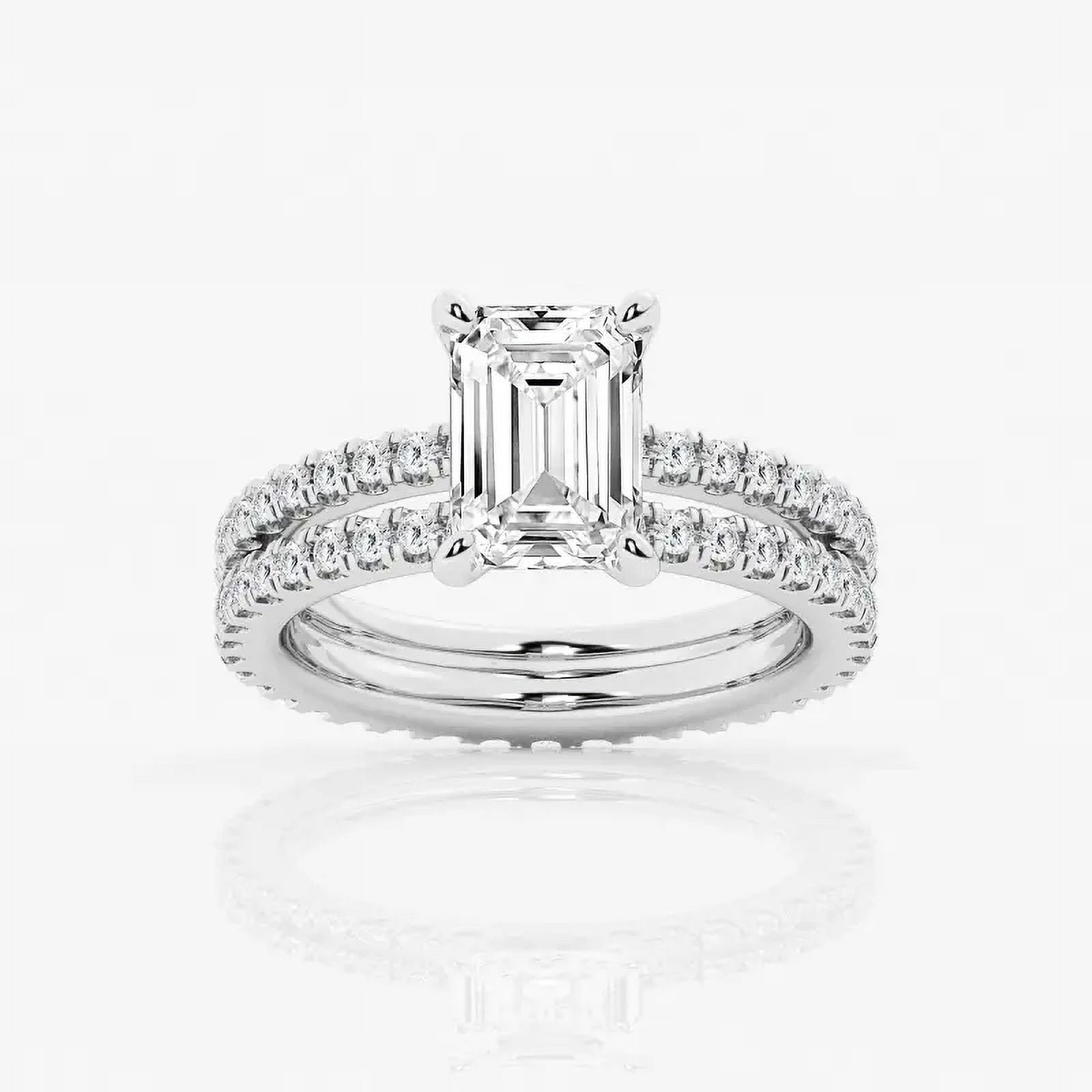 Ariana Jewel 1.9 Ct Emerald Cut Lab-Created Diamond Ring - Women's ...
