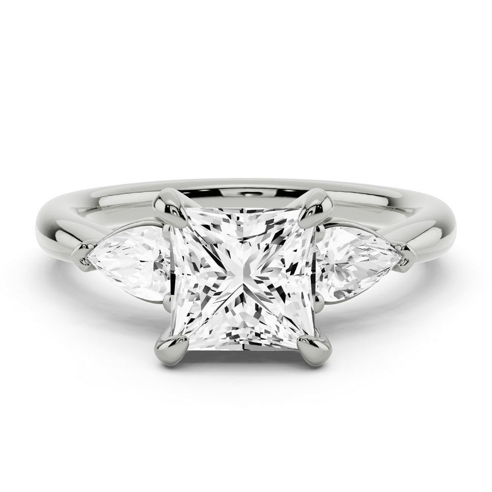 Ariana Jewel 1.9 Ct Princess Cut Engagement Wedding Trilogy Ring for ...