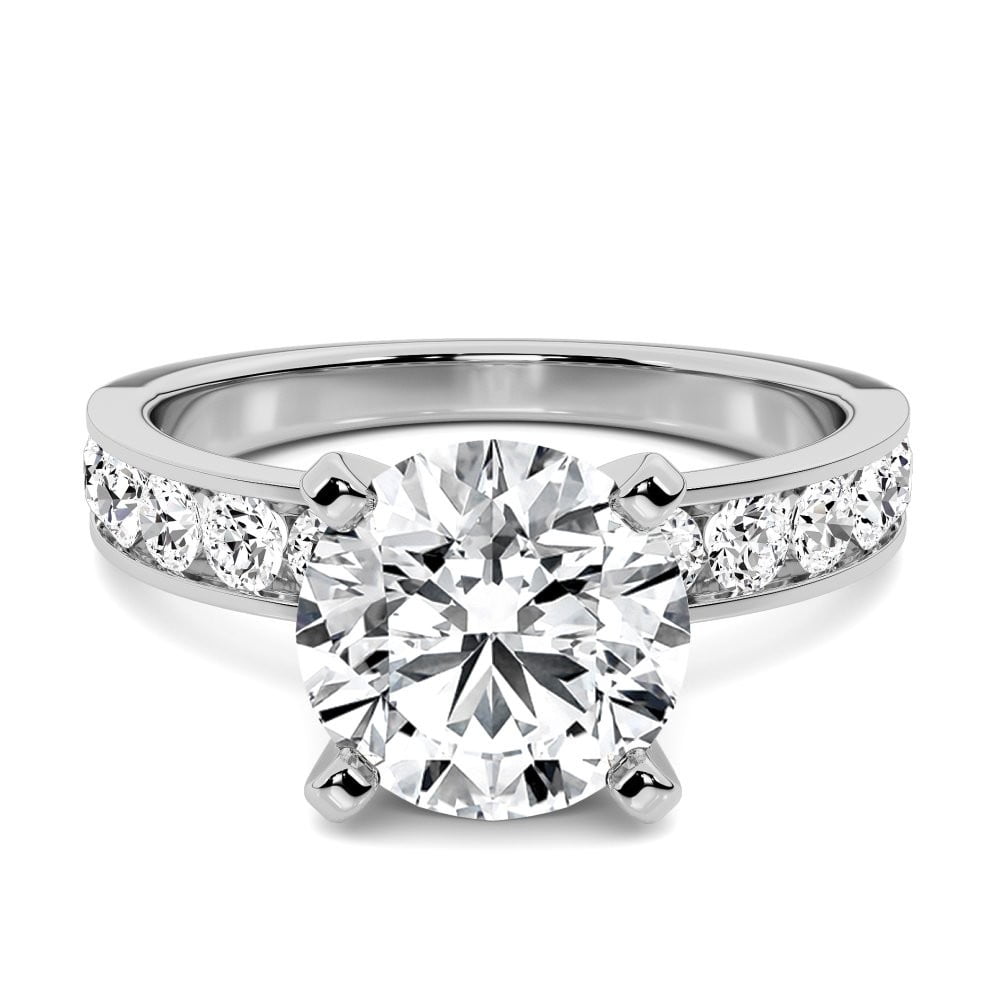 Ariana Jewel 14K White Gold Plated - 2.1 Ct Round Cut Engagement Ring ...