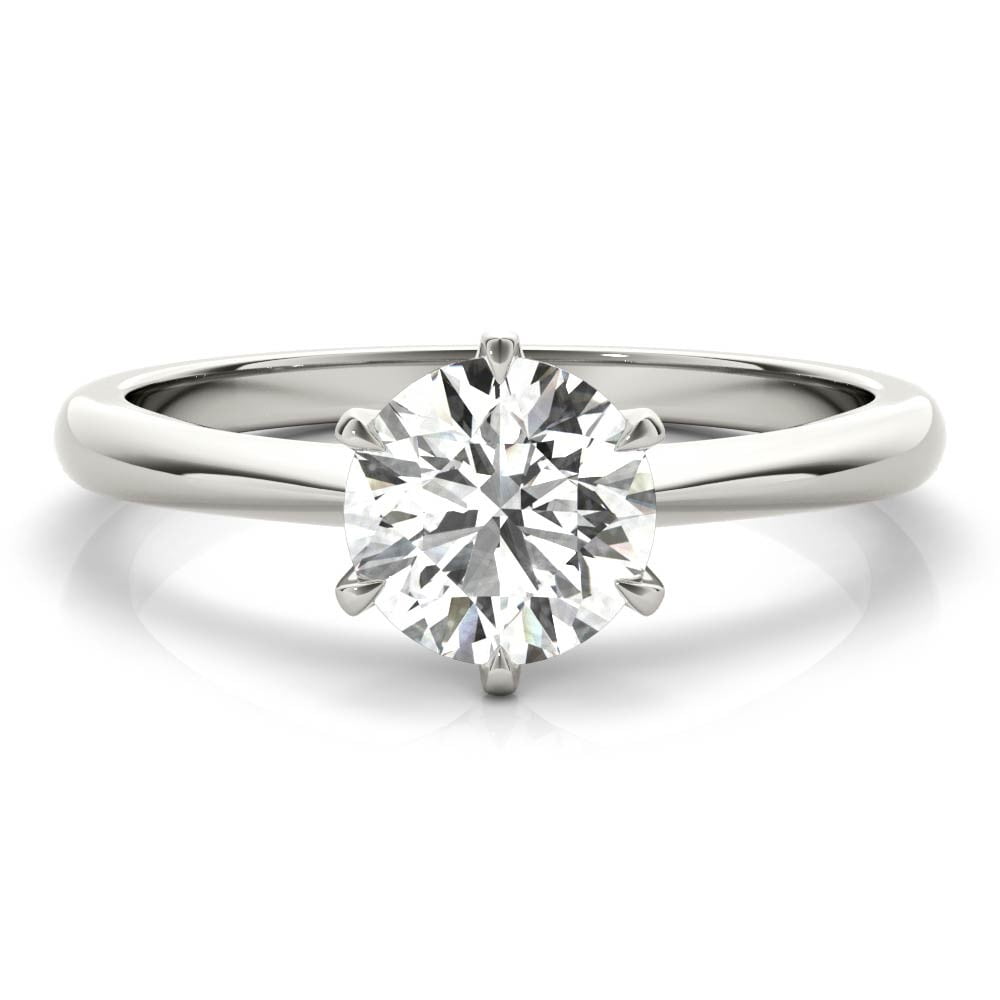 Ariana Jewel 2.03 Ct Brilliant Round Solitaire Diamond Ring - Simple Solo Engagement Ring - 14K ...