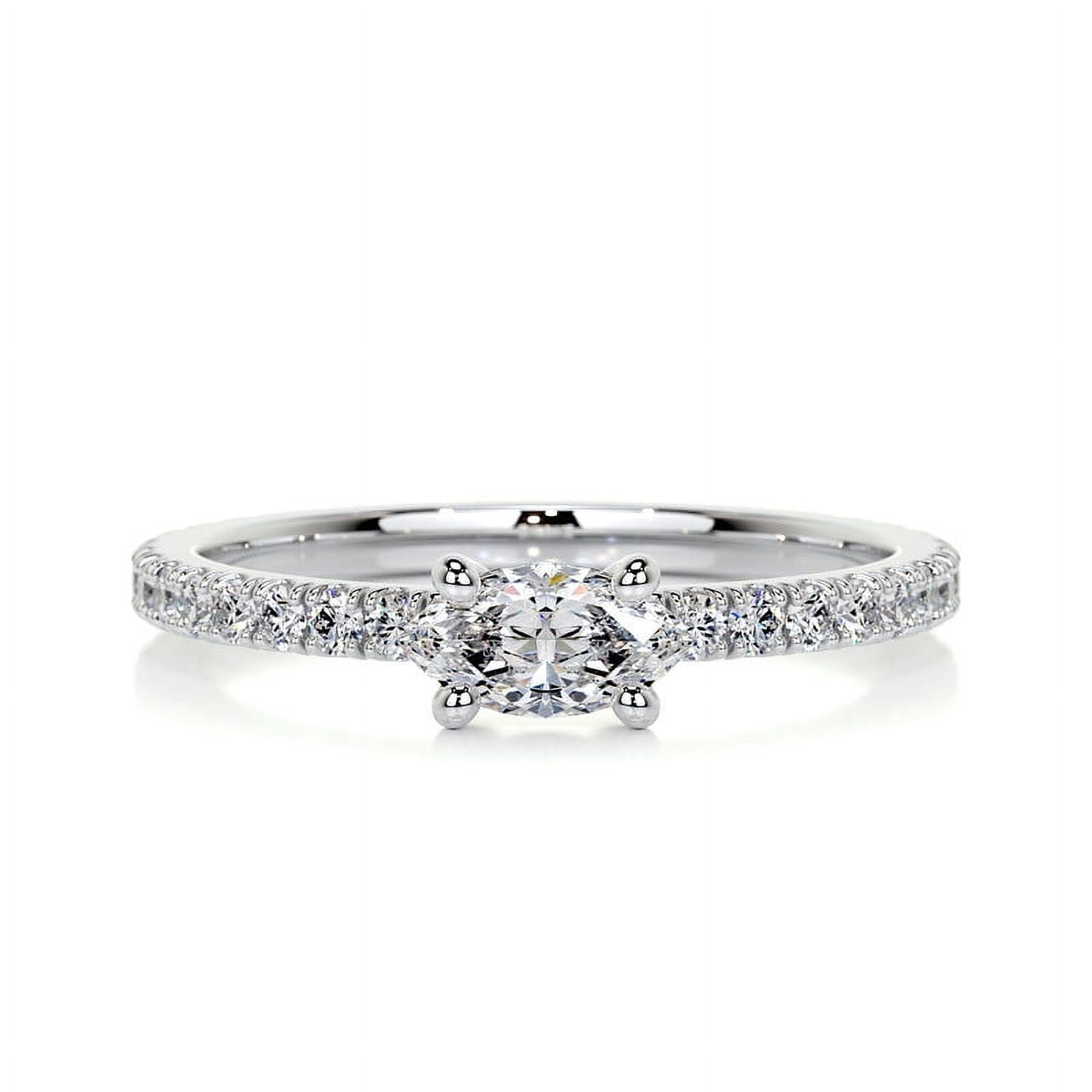 Ariana Jewel 2.1 Ct Marquise Cut Engagement Ring - Women’s Lab-Created ...