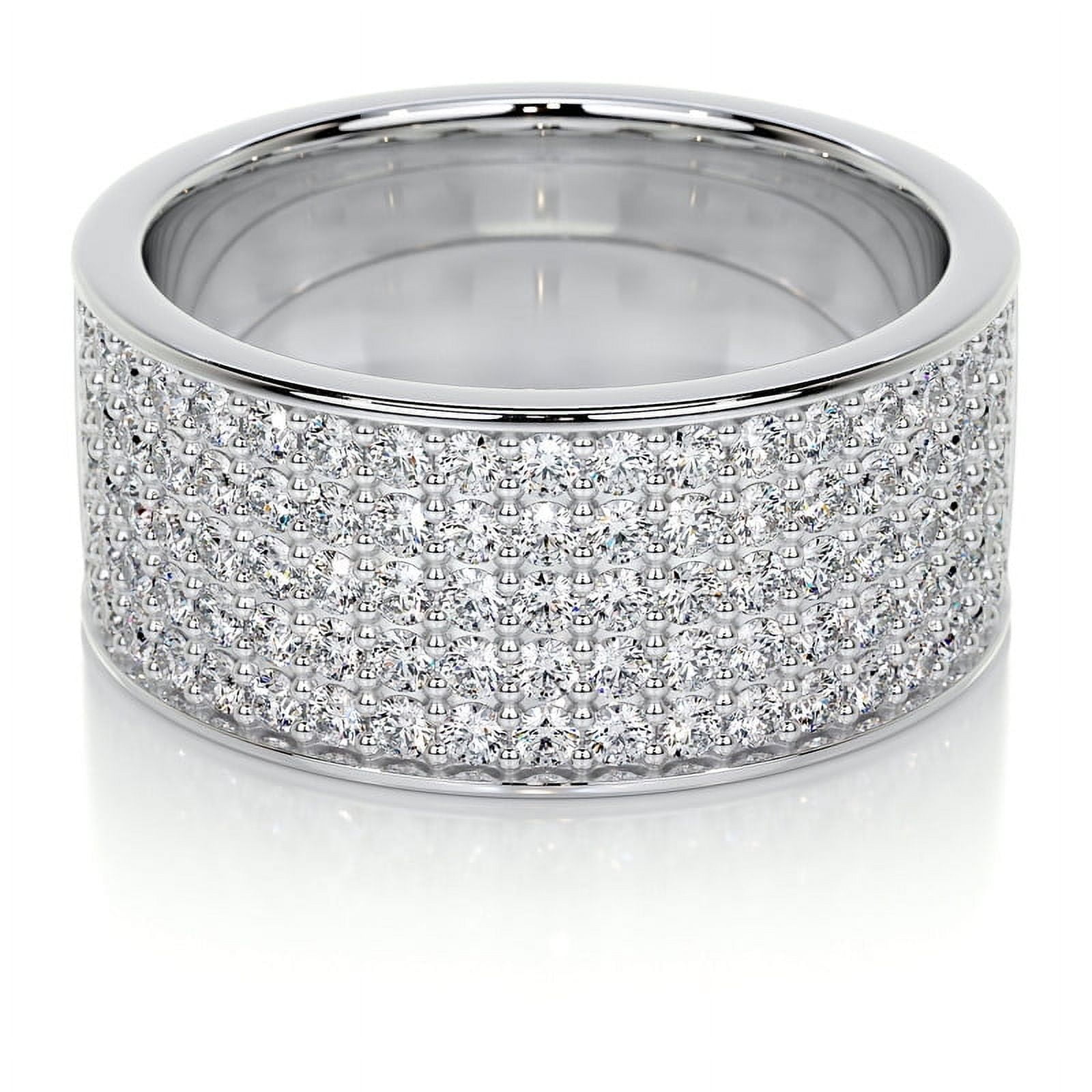 Ariana Jewel 2.6 Ct Round Cut Multi Diamond Engagement Ring - 14K White ...