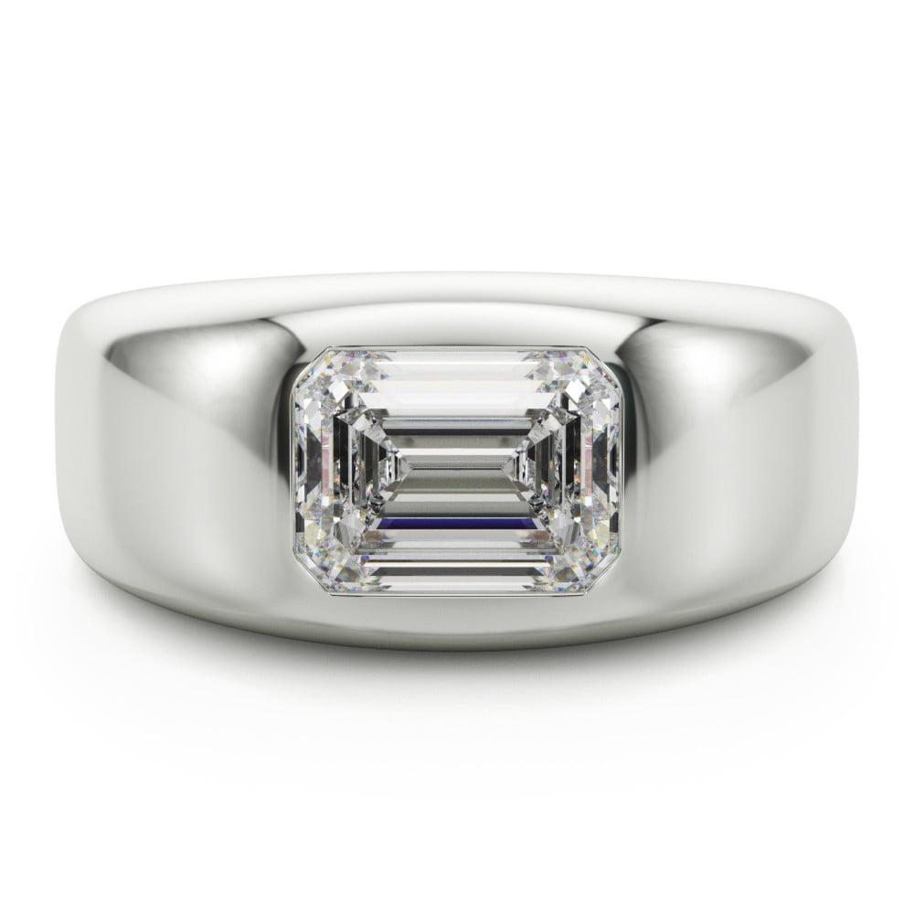 Ariana Jewel 2 Ct Excellent Emerald Cut Solitaire Diamond Ring - Solo ...