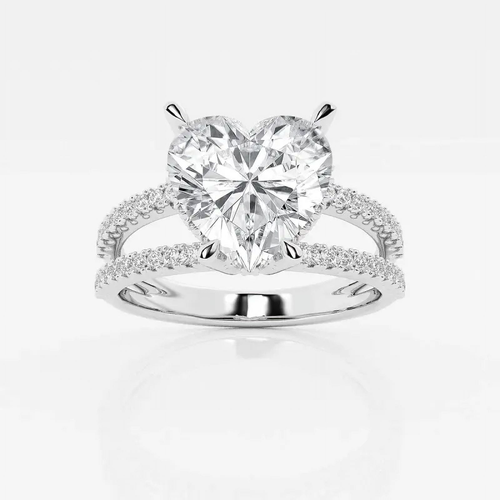 Ariana Jewel Exquisite 2 Ct Heart Cut Lab-Created Simulated Diamond ...