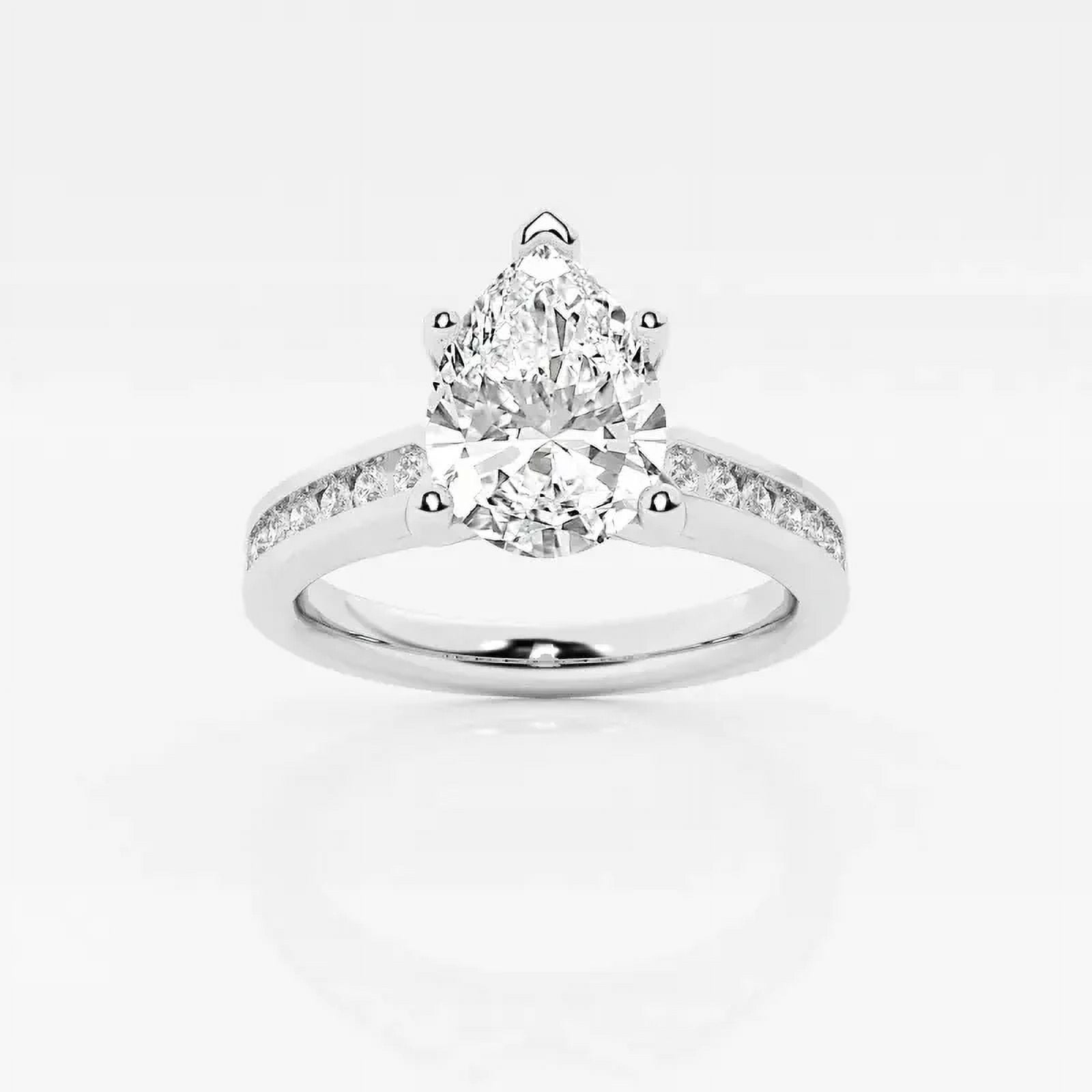 Ariana Jewel Stunning 1.7 Ct Pear Cut Lab-Created Simulated Diamond ...
