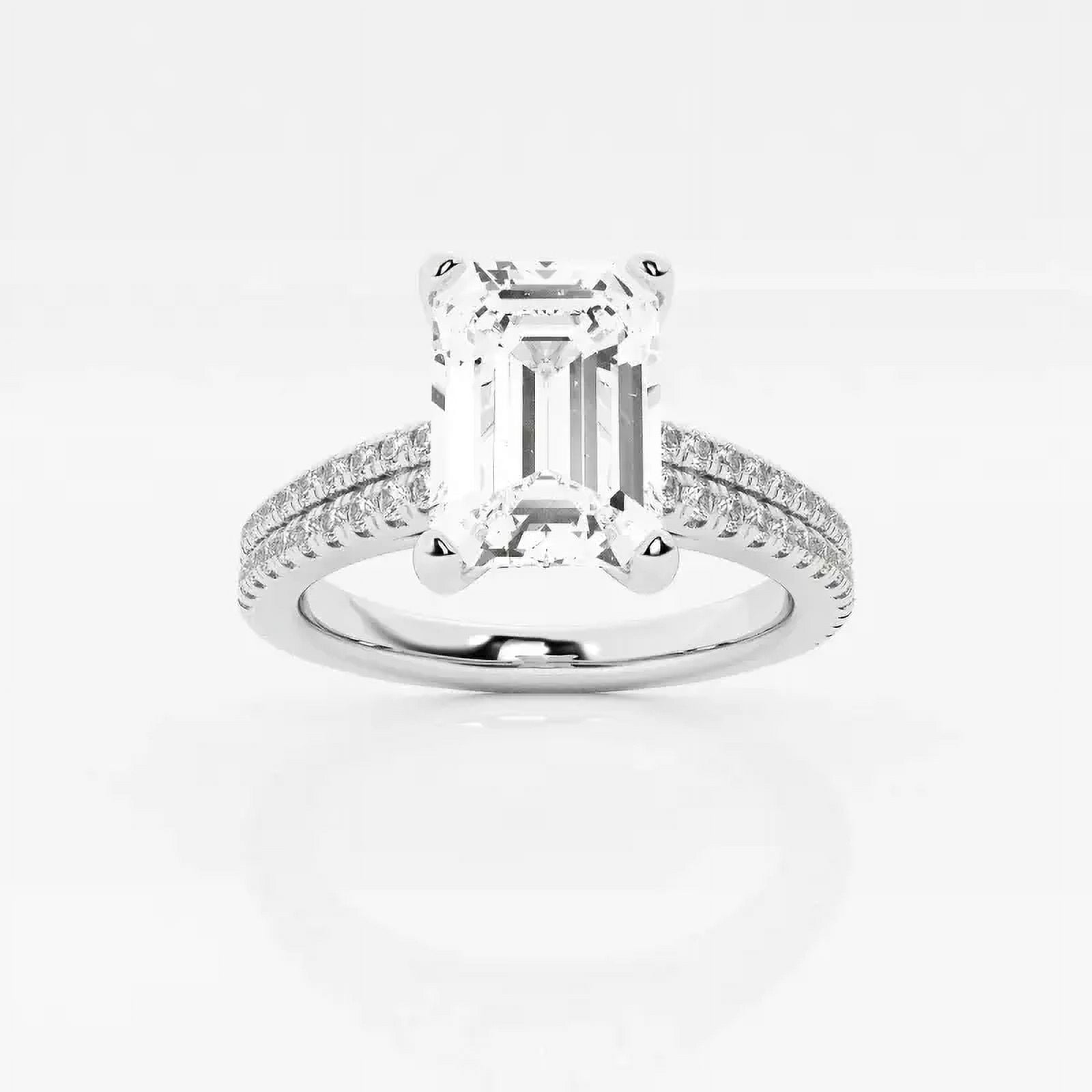 Ariana Jewel Timeless 2 Ct Radiant Cut Lab Created Diamond Engagement ...