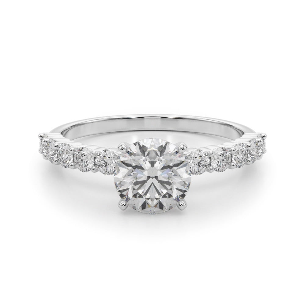 Ariana Jewelry 2.01 Ct Round Cut Solitaire Engagement Rings for Women's ...