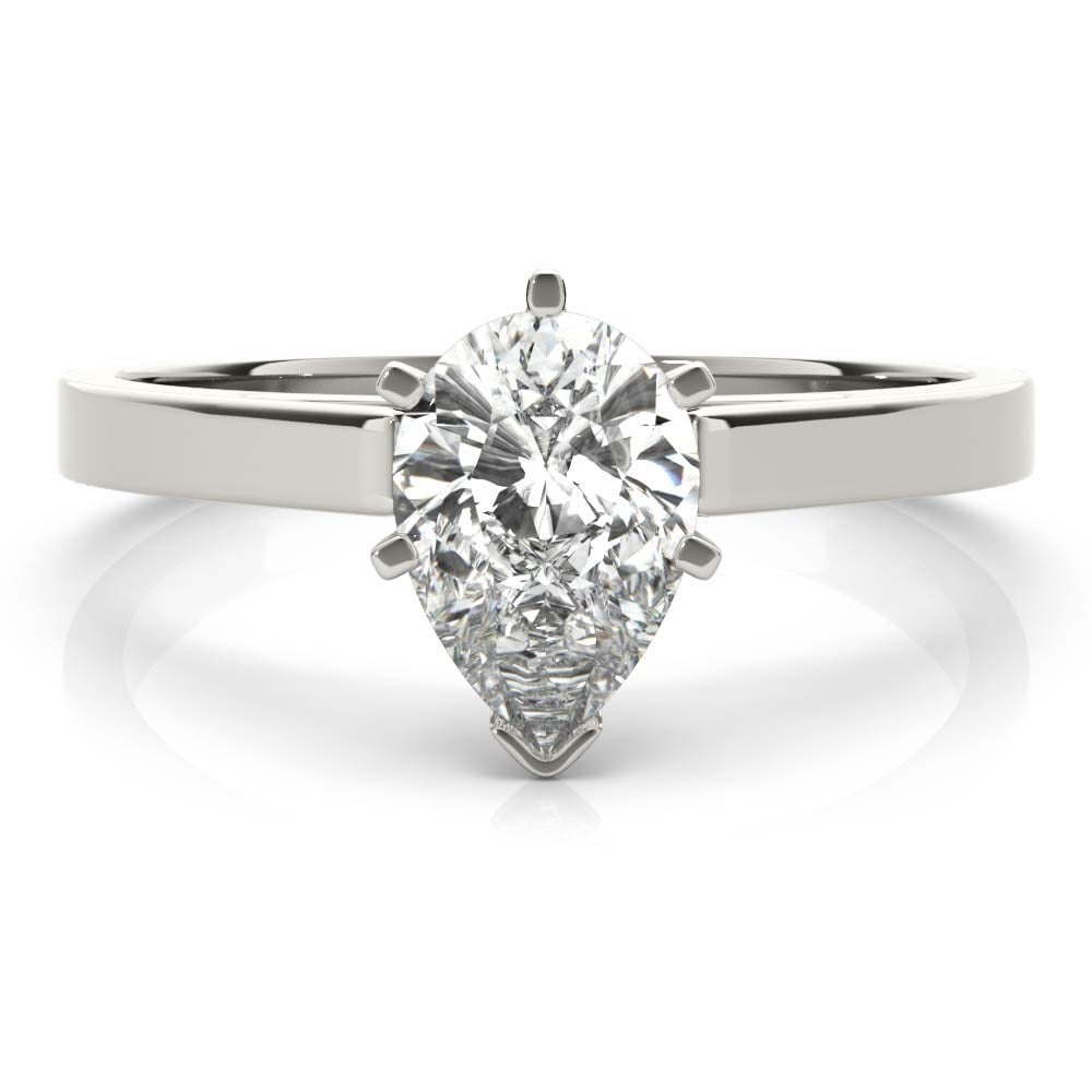 Ariana Jewelry 2.22 Ct Pear Cut Solitaire Moissanite Ring for Women's ...