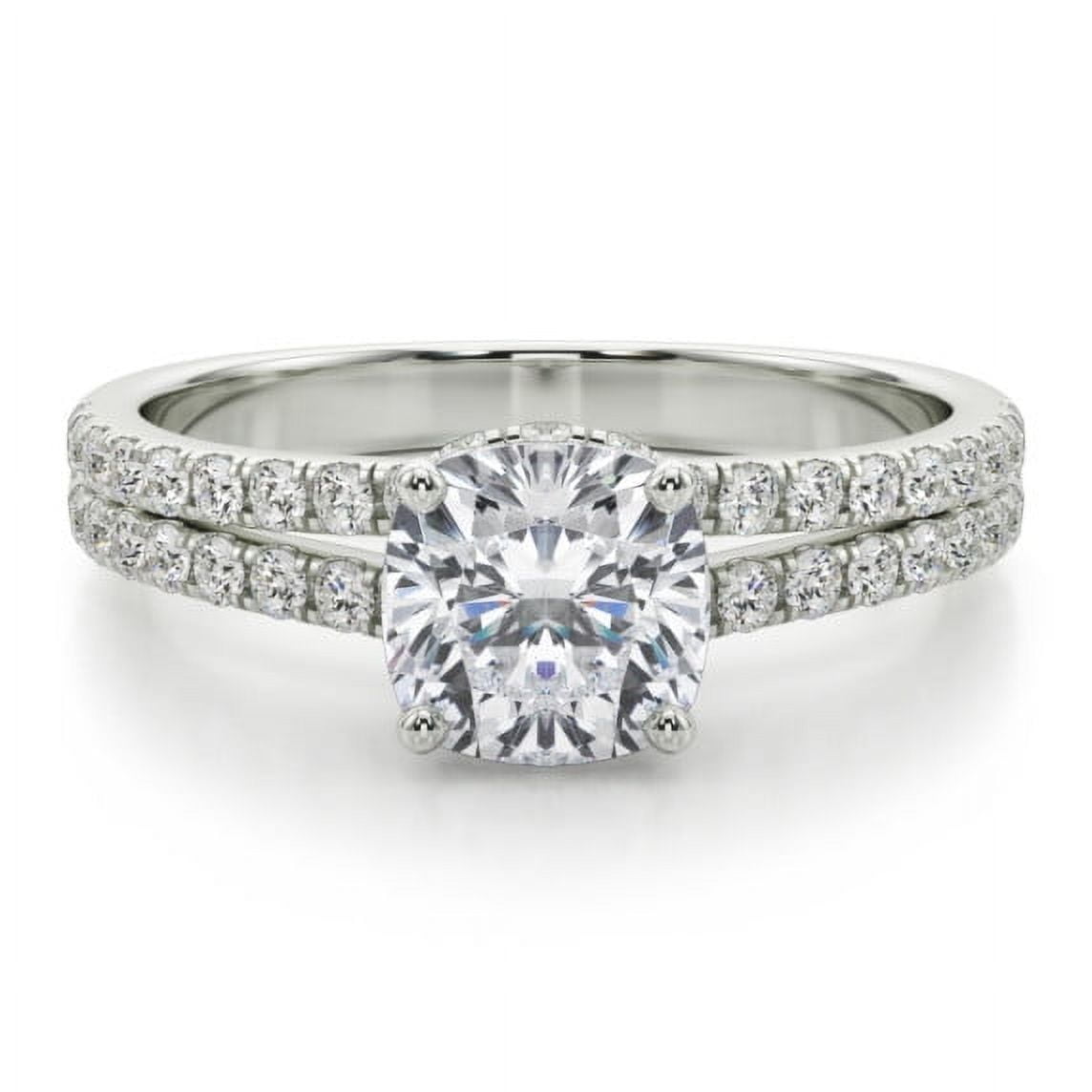 Ariana Jewelry Women's 2.01 Ct Cushion Cut Solitaire Engagement Ring ...