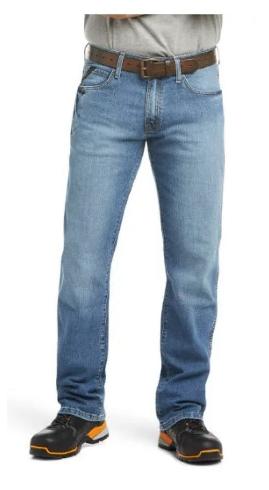 Ariat 10016221 Men's Stretch Fit Low-Rise Rebar M4 DuraStretch Basic ...