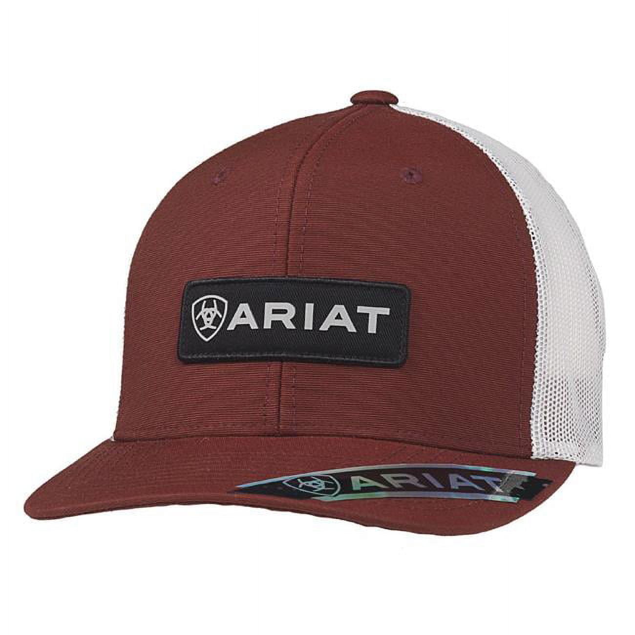 Ariat A300015504 Mens Logo Mesh Baseball Hat Cap, Red - Rectangle - Walmart.com