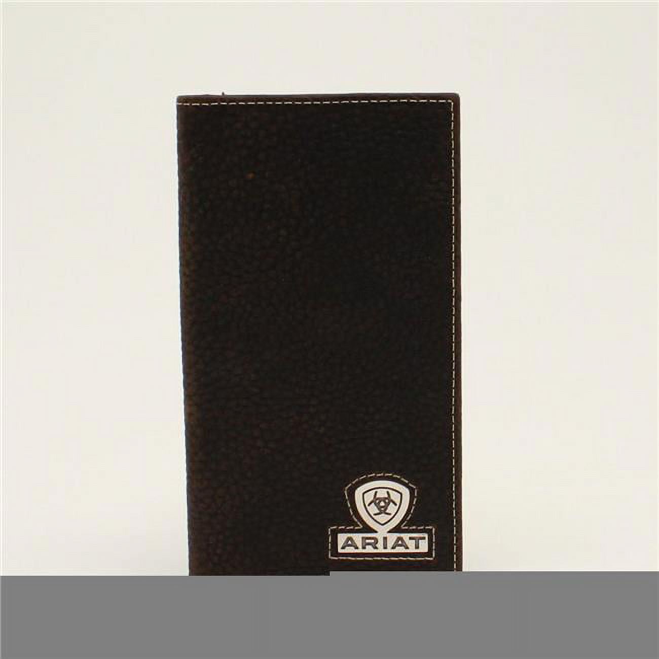Ariat® Men's Shield Logo Conch Dark Brown Rodeo Wallet A35467282 ...