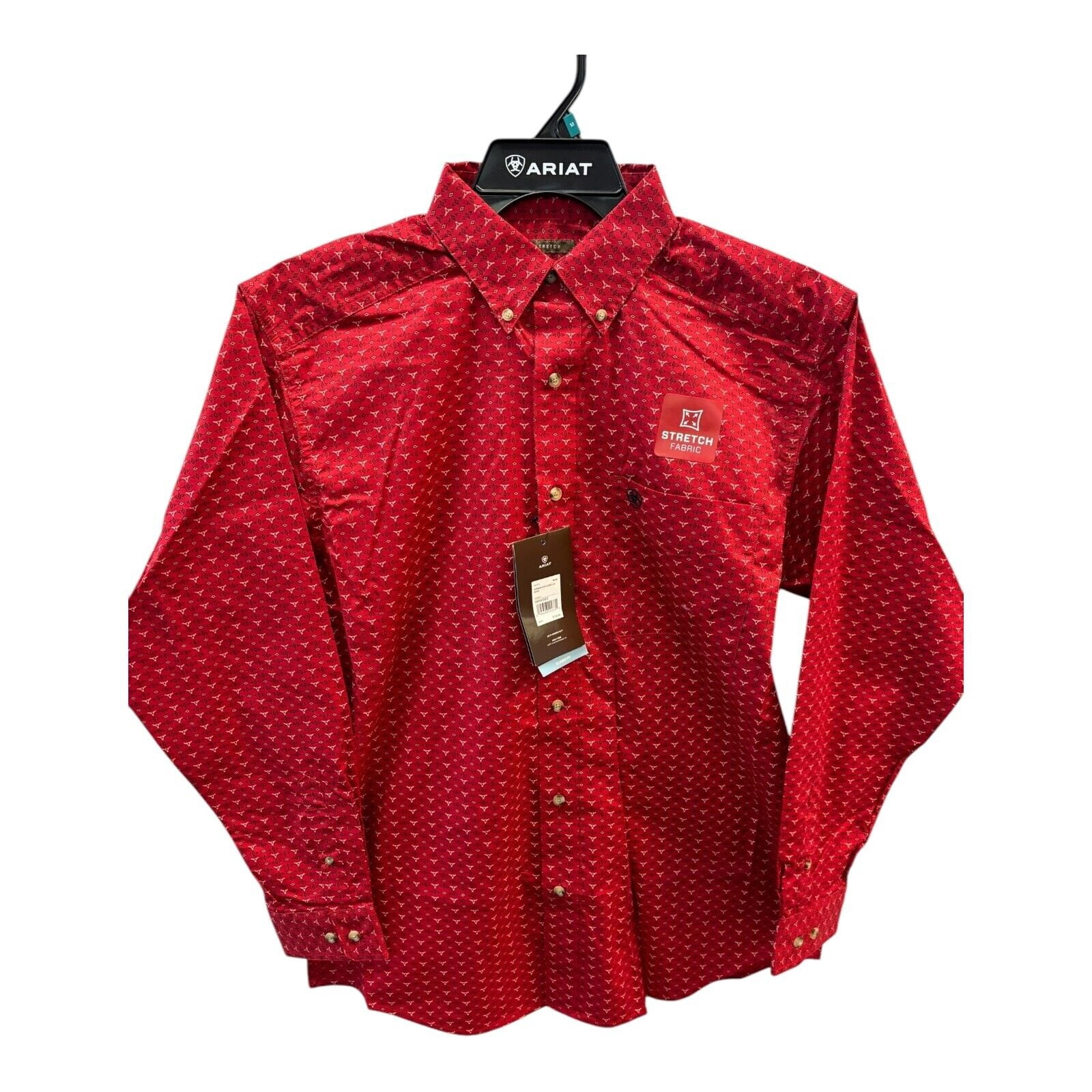Ariat Korbin Straight Classic Long Sleeve Men's Button Up Samba New ...