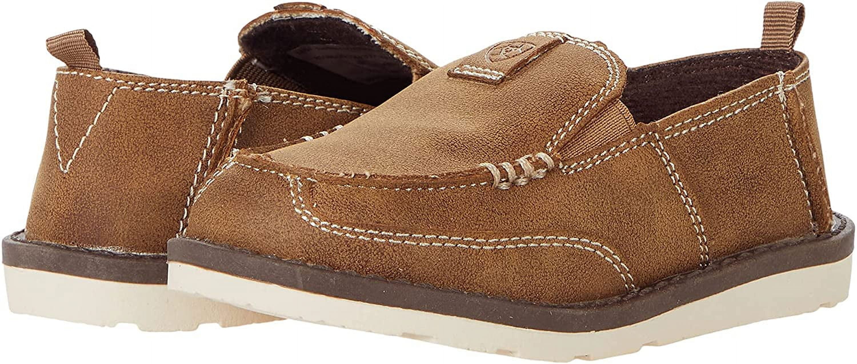 Ariat Lil Stompers Toddler Boys Buckskin Cruiser Moccasin (Tan, 4 ...