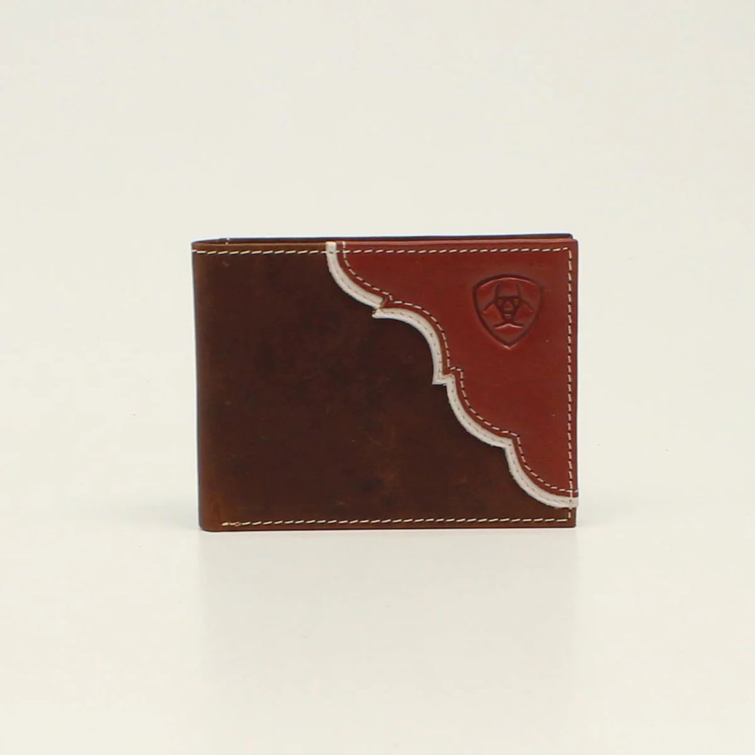 Ariat® Men's Embossed Shield Logo Bifold Wallet A3547908 - Walmart.com