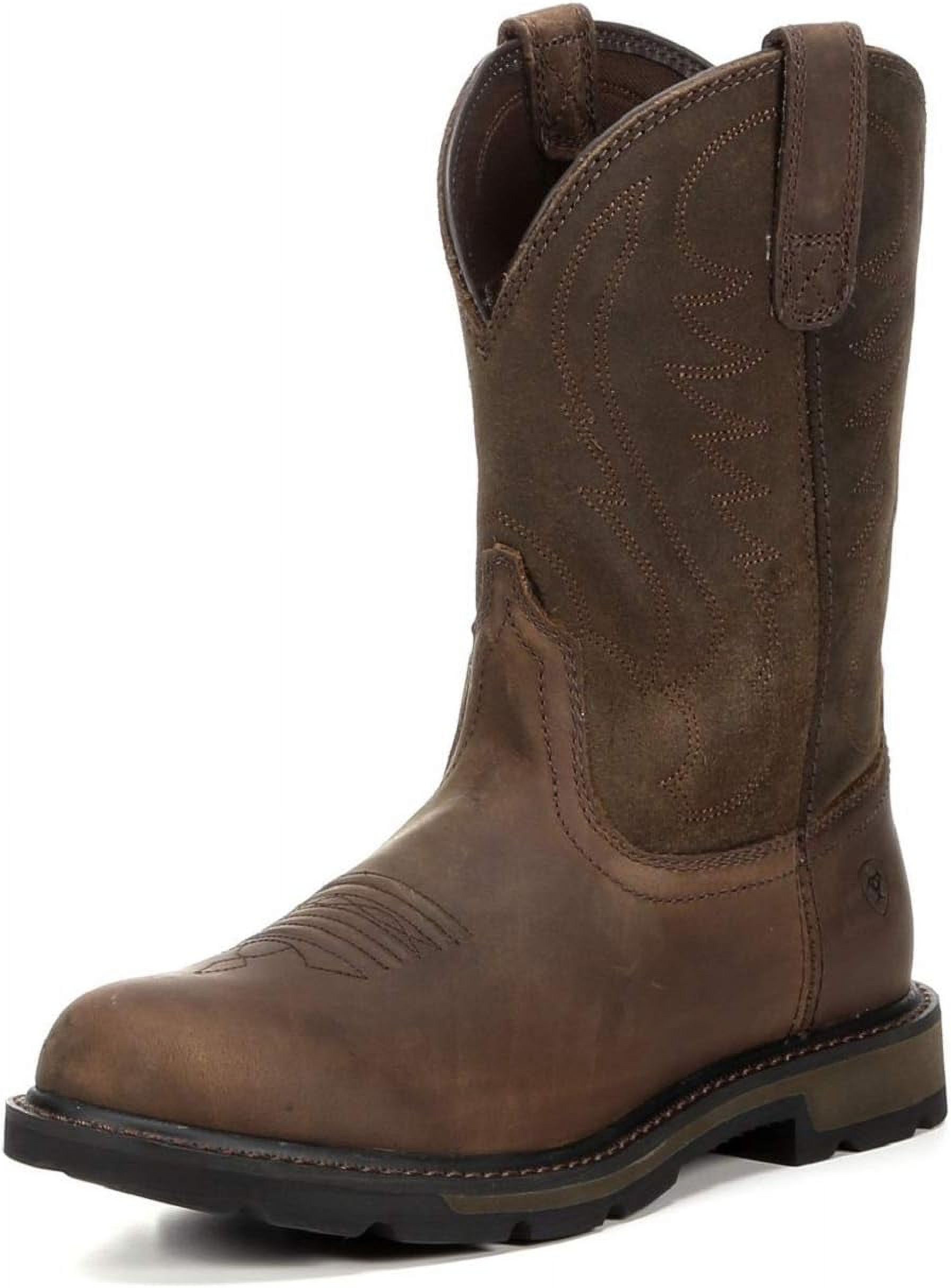 ARIAT 10014238-EE: Men's Ariat Groundbreaker Round Toe Work Boot Safety ...