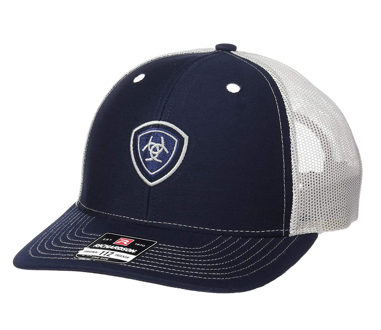 Ariat Men's Mesh Back Baseball Cap Adjustable Strap Embroidered Logo ...