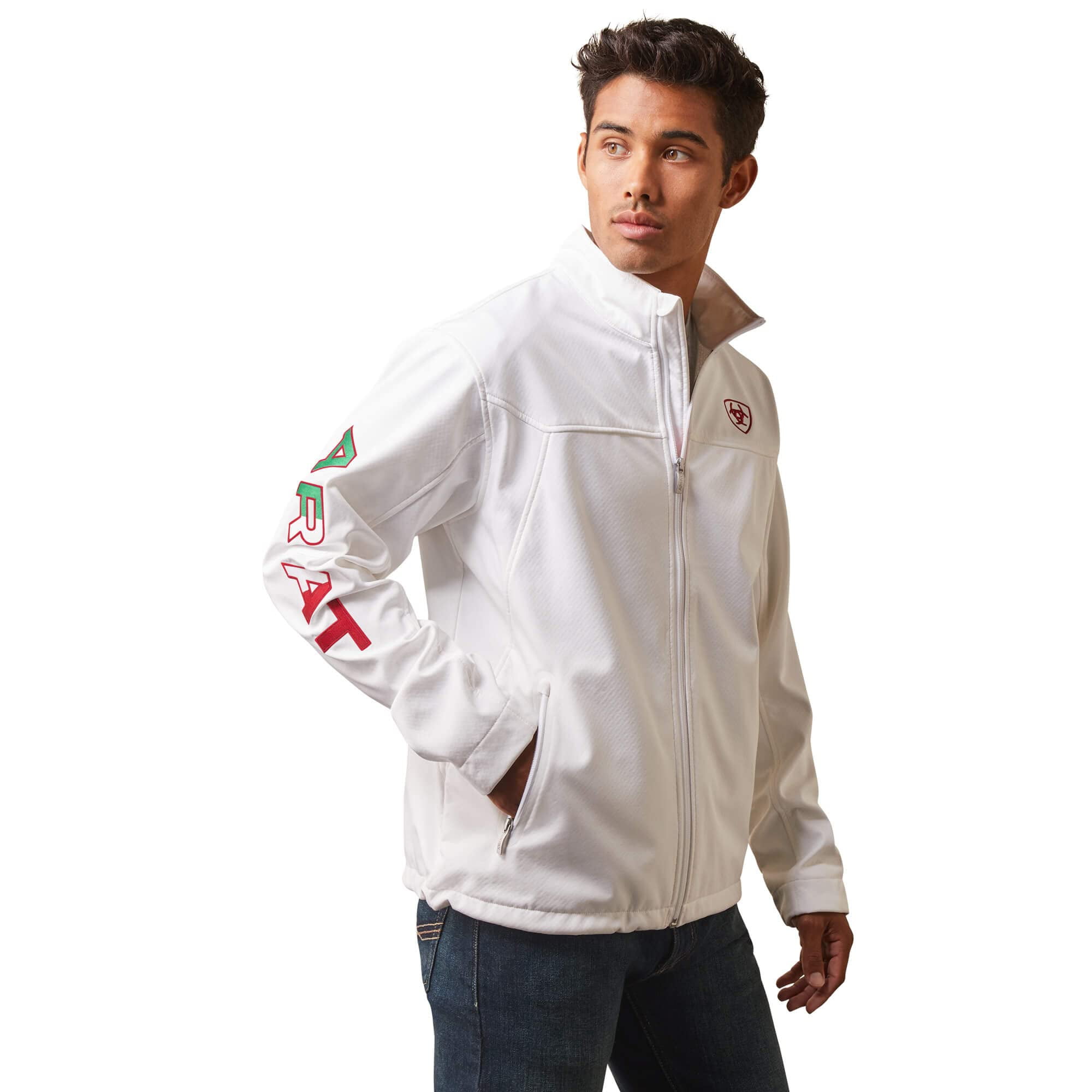 Ariat Men's New Team Softshell MEXICO Jacket - Walmart.com