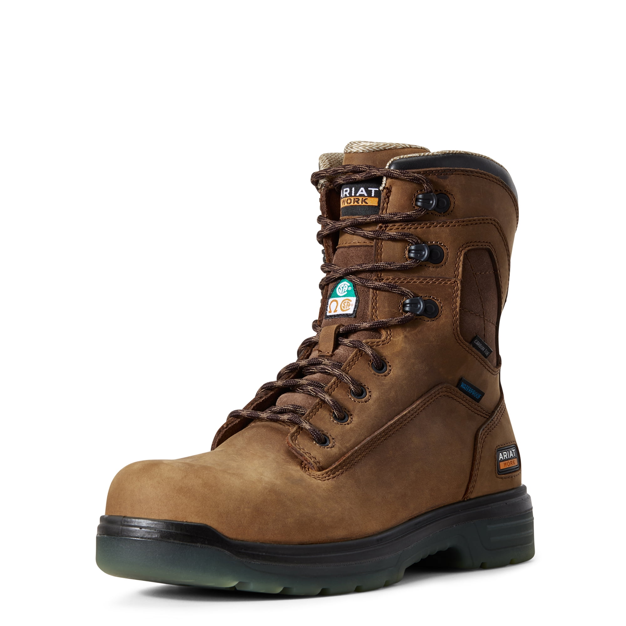 Ariat Men's Turbo 8" Csa Waterproof Carbon Toe Work Boot - Walmart.com