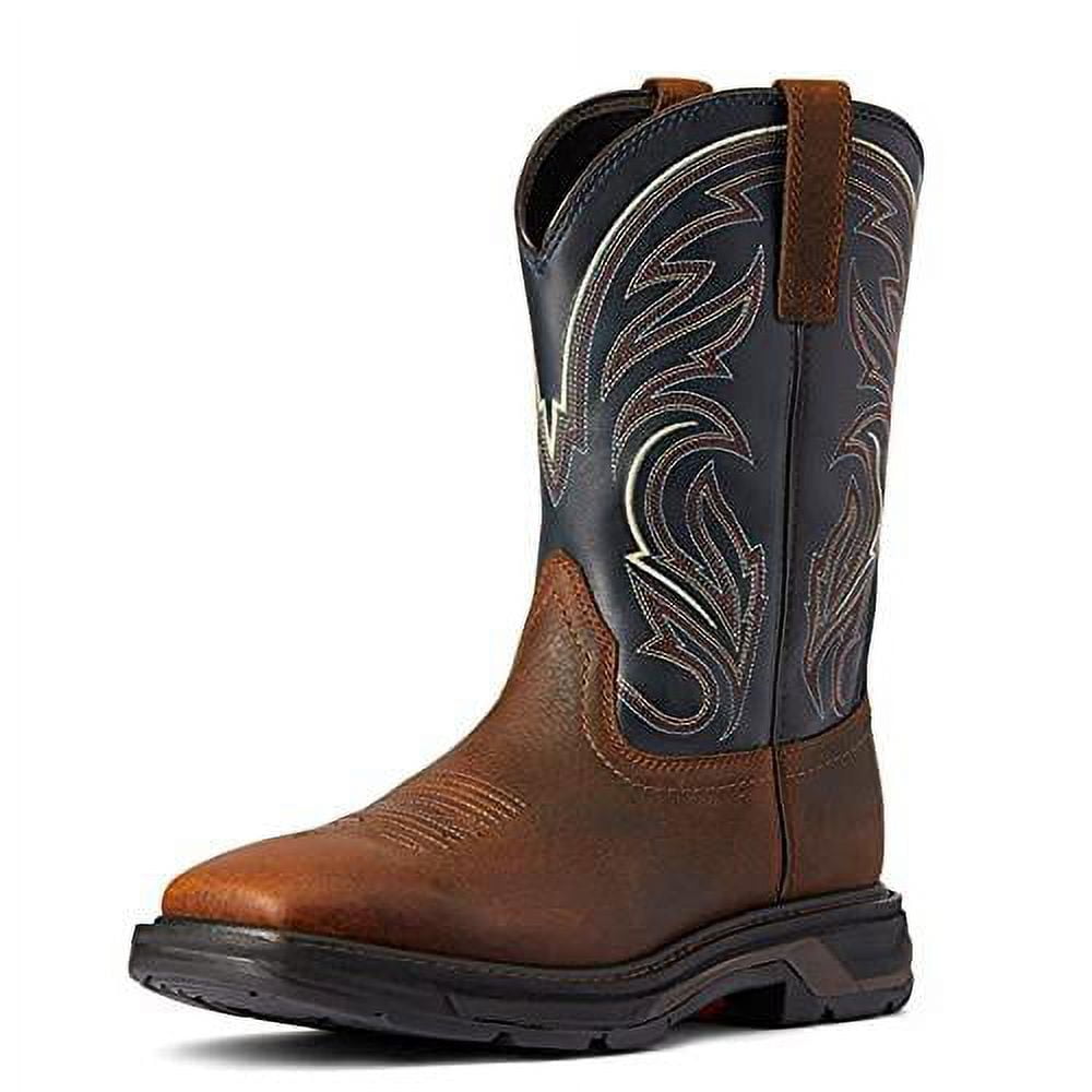 Ariat Mens WorkHog XT Cottonwood Work Boot Brown Oiled Rowdy/Midnight ...