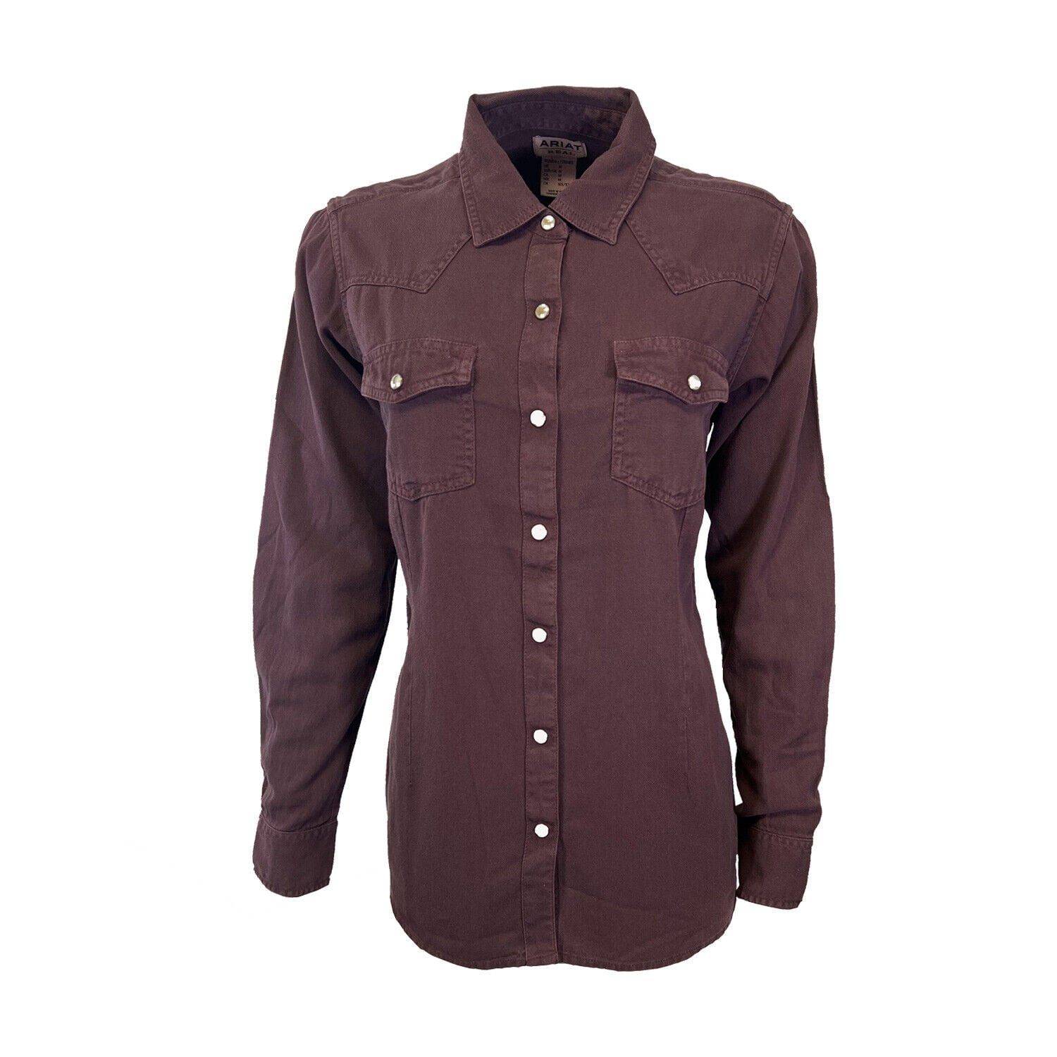 Ariat Women's Chocolate Truffle Shirt Real Jurlington Snap Western (S15 ...