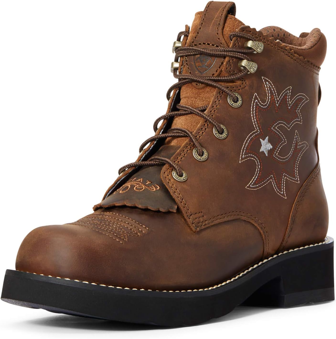Ariat Women's Heritage Western X Toe 10 Driftwood Brown/Driftwood Brown ...