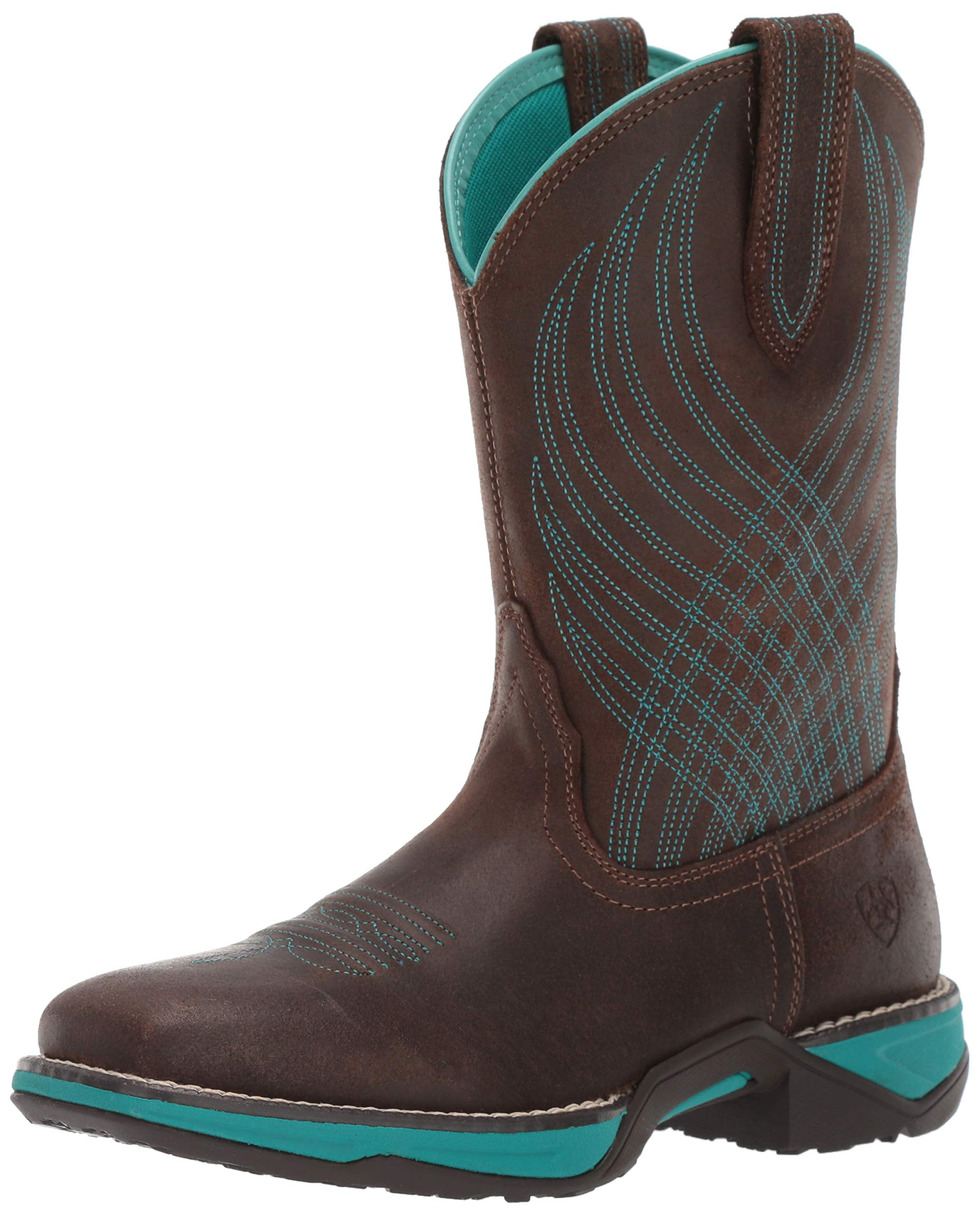 Ariat Womens Anthem Western Boot Java 6.5 - Walmart.com