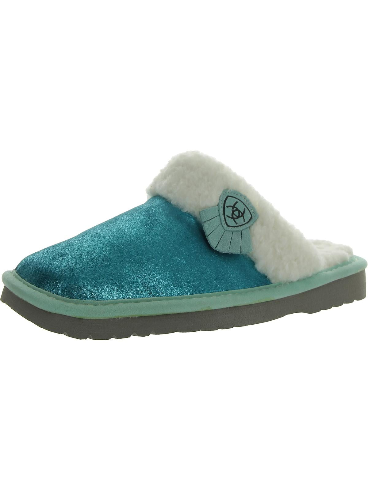 ARIAT Adult Female Jackie Square Toe Exotic Slippers, Color: Metalic ...