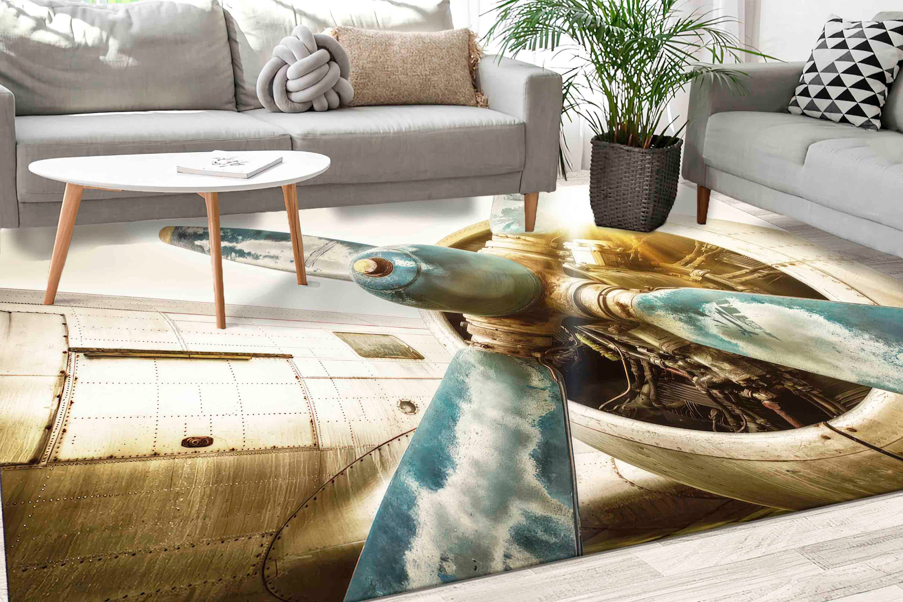 Aricraft Propeller Rug, Modern Rugs, Trendy Rugs, Modern Rug, Pattern ...