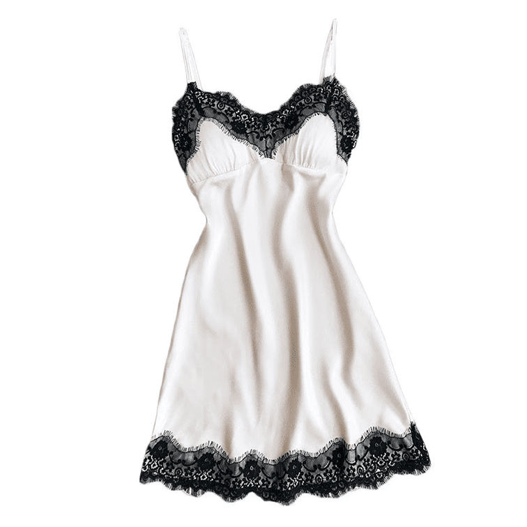 Aricy Sleepwear for Women Spaghetti Lace Strap Chemises V-Neck ...