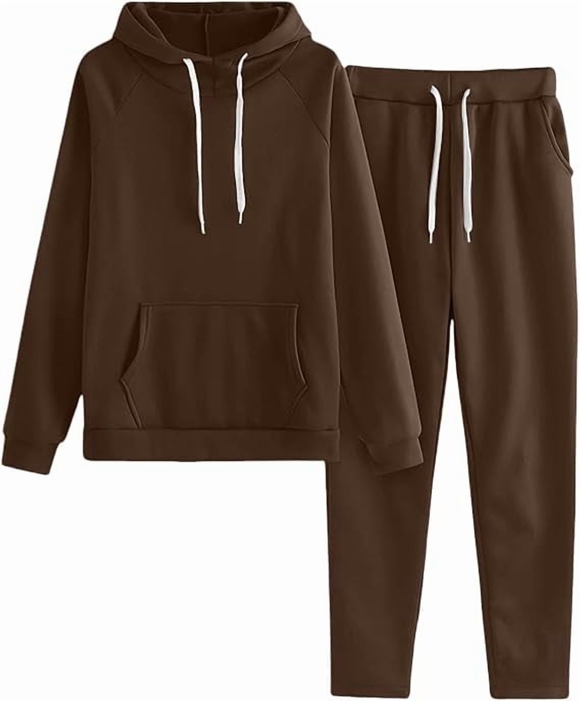 Aricy Womens 2 Piece Outfits Lounge Hoodie Sweatsuit Sets Oversized ...