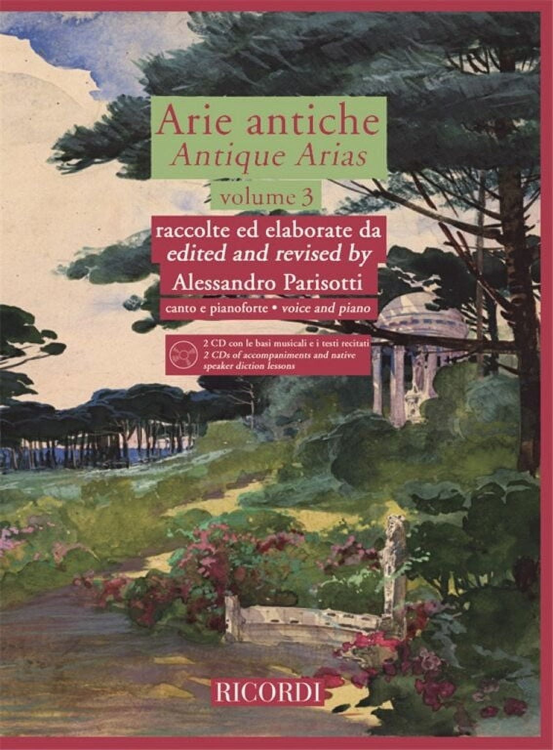 Arie antiche 3. 3 / 2 CDs of accompaniments and native speaker diction ...