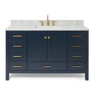 Design Element Valentino 54" Single Sink Vanity in White - Walmart.com
