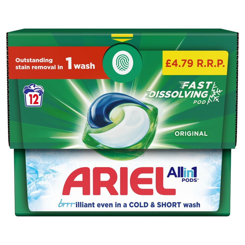 Ariel All-in-1 PODS®, Washing Capsules 12 (pack of 4) - Walmart.com
