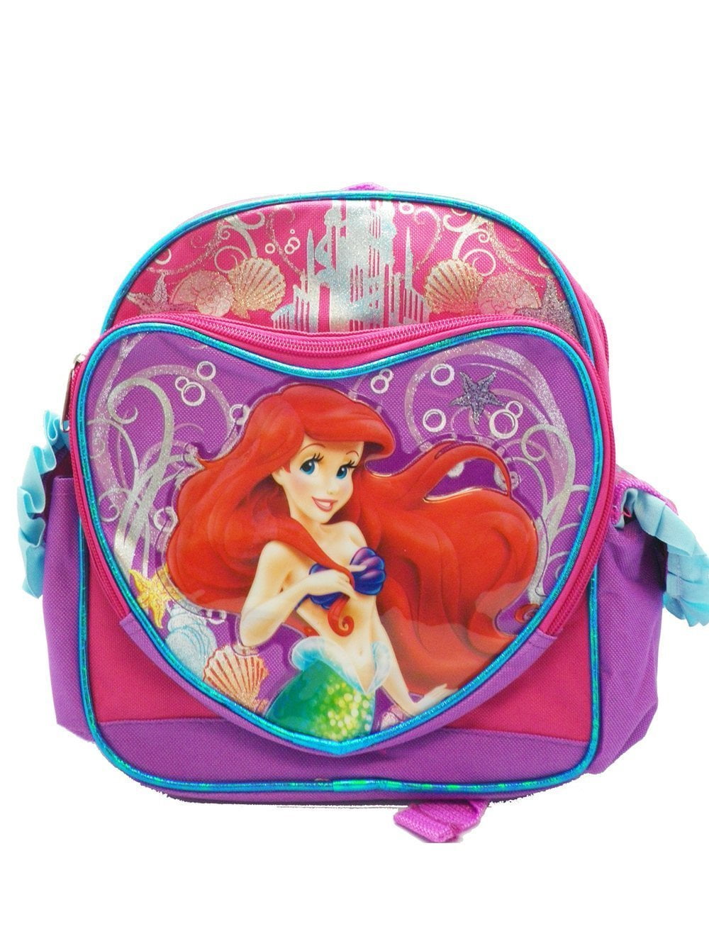 Ariel Backpack Pink and Purple Little Mermaid - Walmart.com