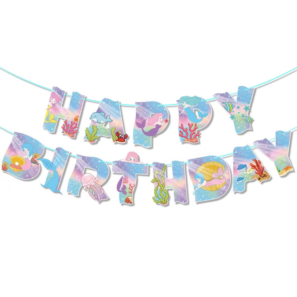 Ariel Banner For Shower Decorations Birthday Banner Party Decoration ...