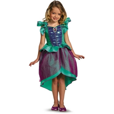 Disney Princess Ariel Children's Dress Perfect for Halloween or Dress ...