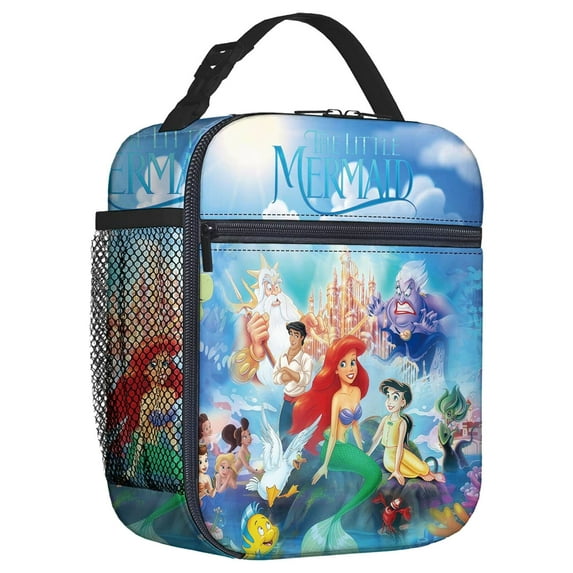 For Ariel Cartoon Themed Insulated Lunch Bag – Reusable Water Resistant ...
