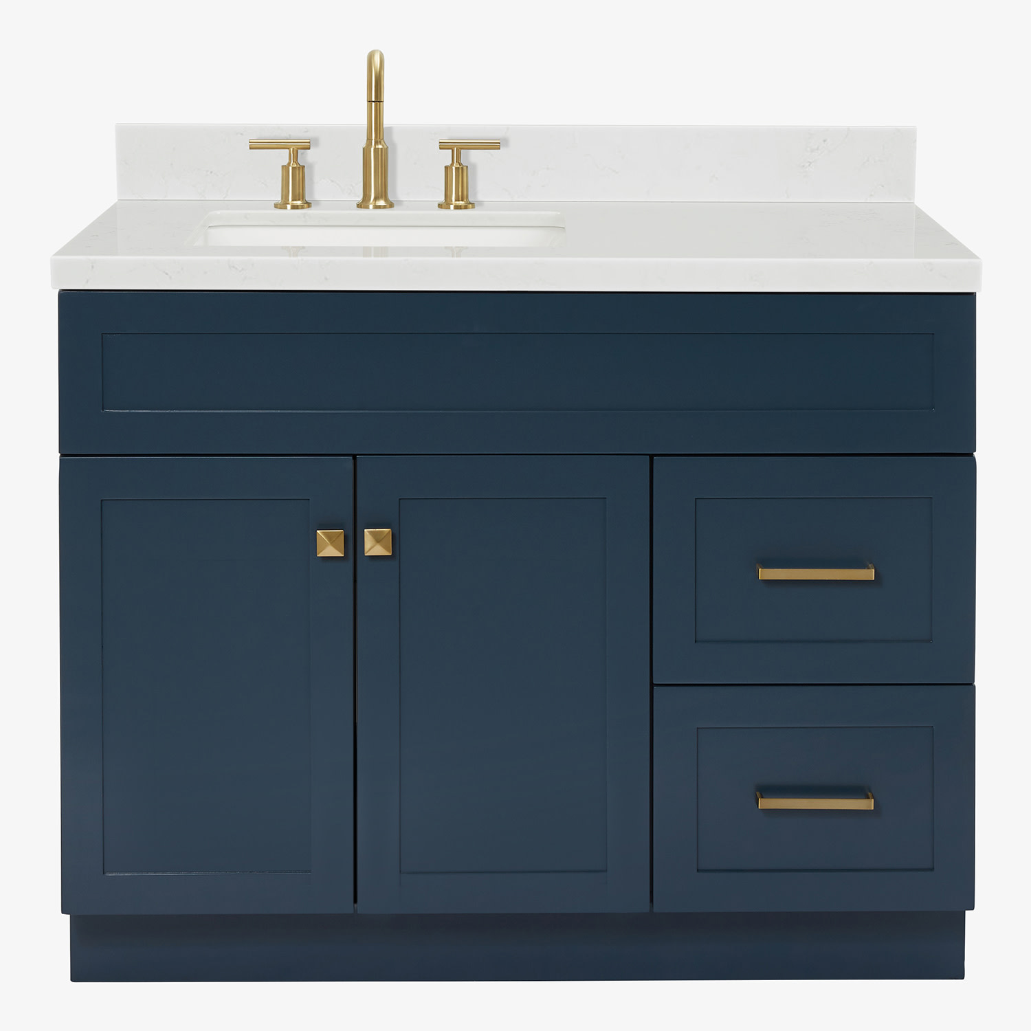 Ariel F042slcqrvo Hamlet 42" Free Standing Single Basin Vanity Set ...