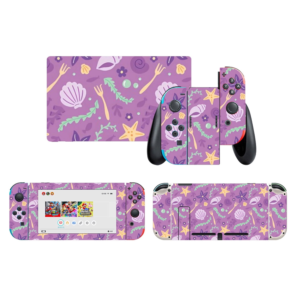 Ariel Game Switch Skin - Anime Cartoon Game Sticker, No Bubble ...