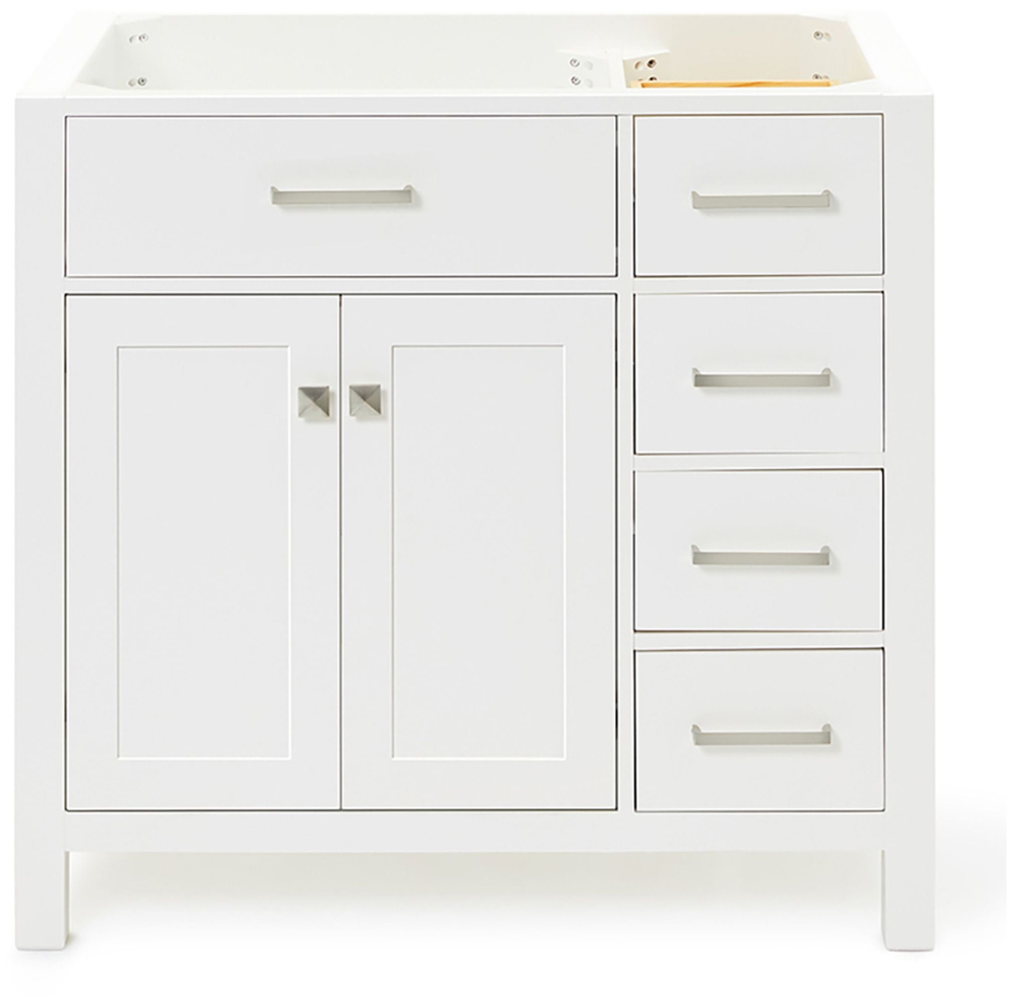 Ariel H036s-L-Bc Bristol 36" Single Free Standing Left Offset Vanity ...