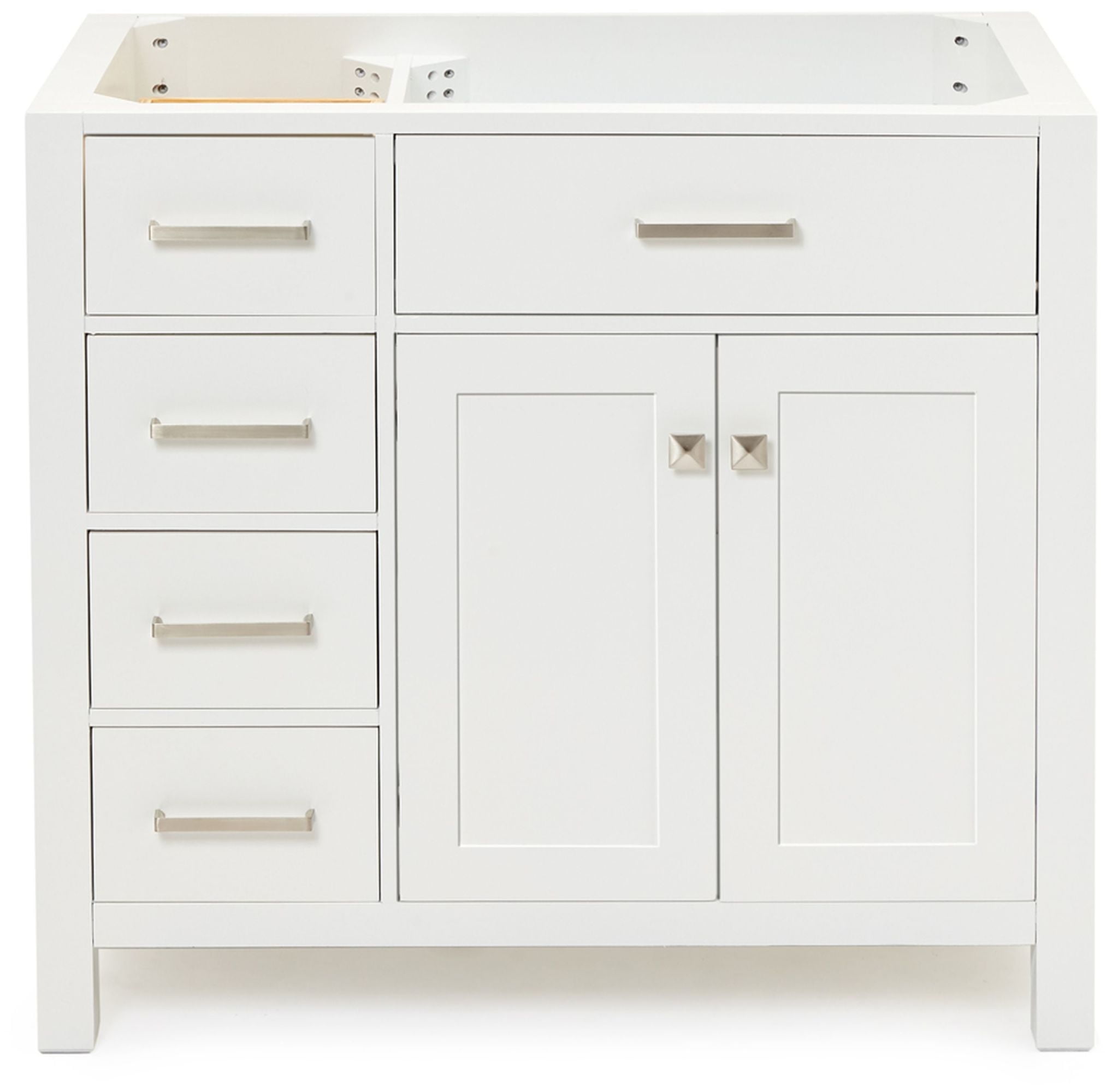 Ariel H036s-R-Bc Bristol 36" Single Free Standing Right Offset Vanity ...