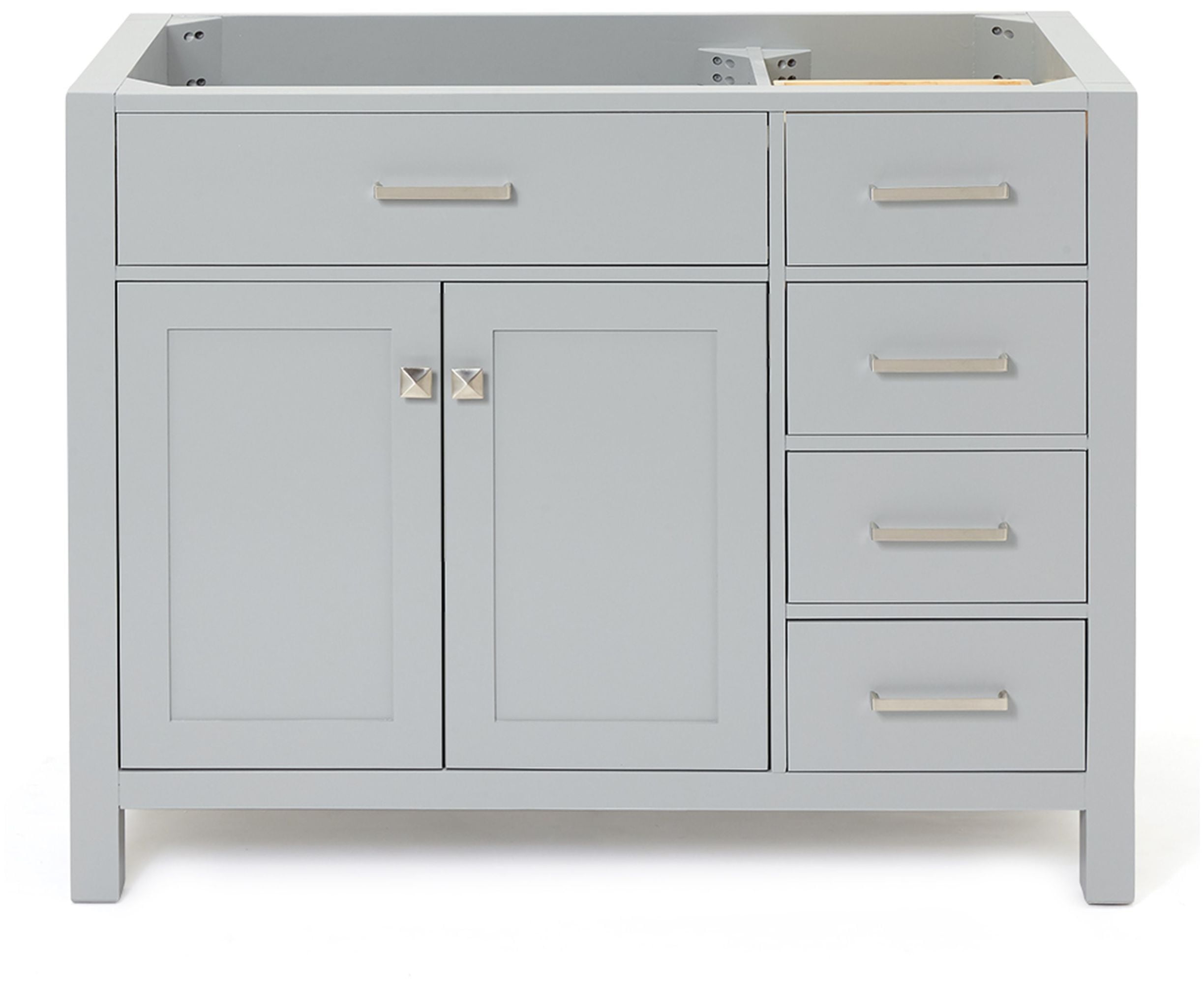 Ariel H042s-L-Bc Bristol 42" Single Free Standing Left Offset Vanity ...