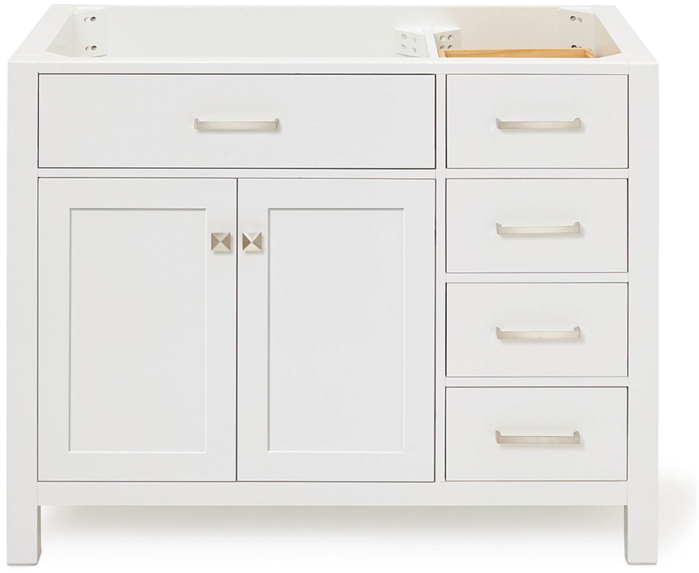 Ariel H042s-L-Bc Bristol 42" Single Free Standing Left Offset Vanity ...