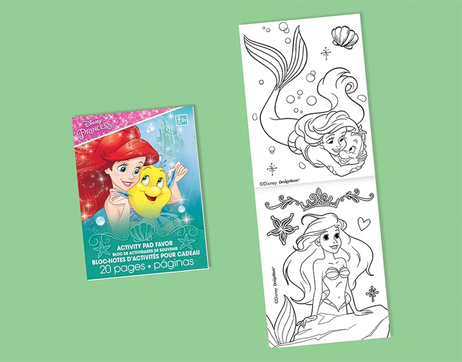 Ariel Little Mermaid Disney Cartoon Movie Birthday Party Favor Mini ...